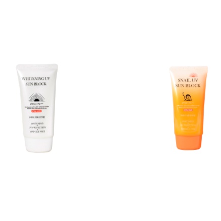 [JIGOTT] Snail UV Sun Block SPF50+ PA+++ / Whitening UV Sun Block SPF50 ...