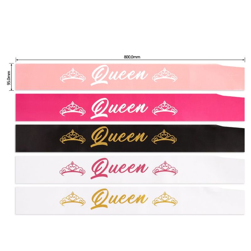 King Queen prom beauty pagent sash prom king and queen satin sash ...