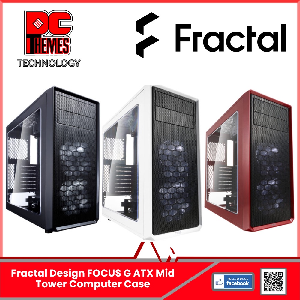 Fractal Design FOCUS G ATX Mid Tower Computer Case | Shopee Singapore