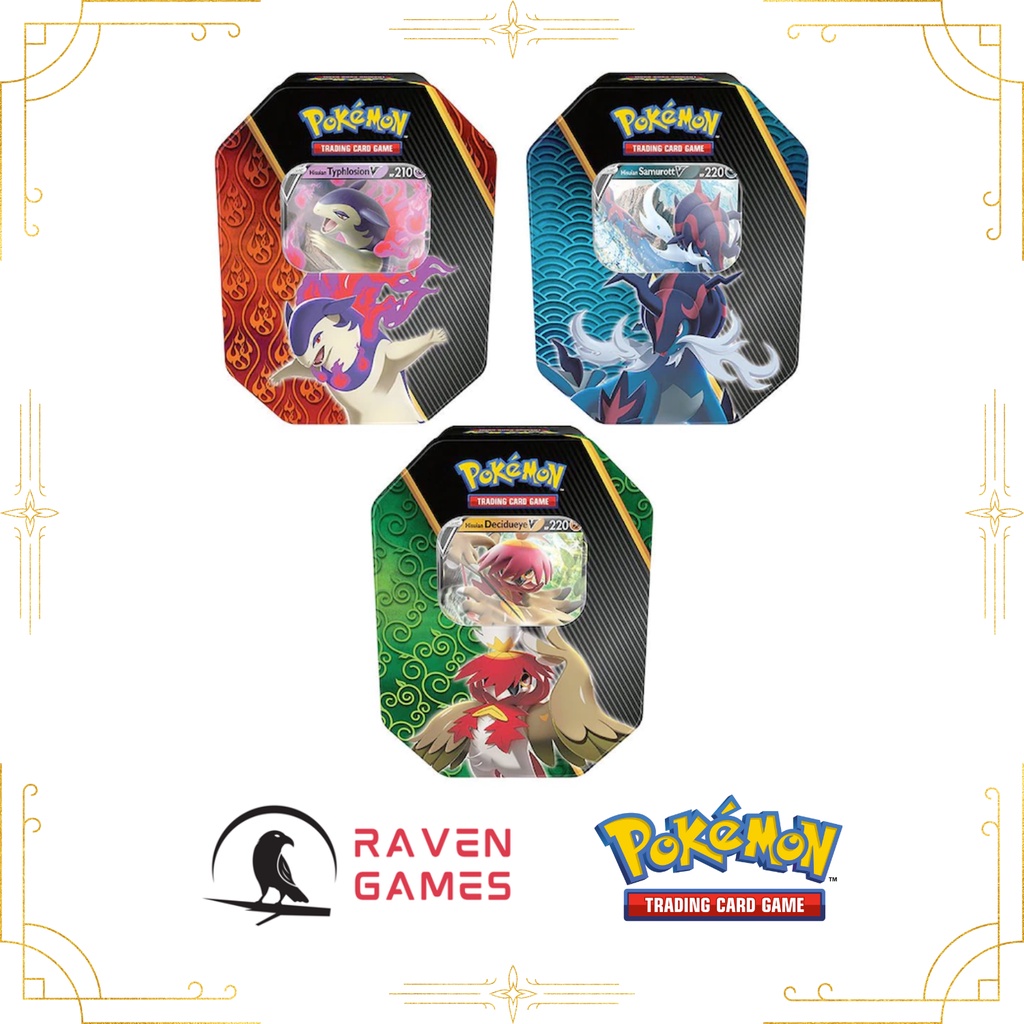 Pokemon TCG - Divergent Power Tins (Hisuian Typhlosion , Hisuian ...