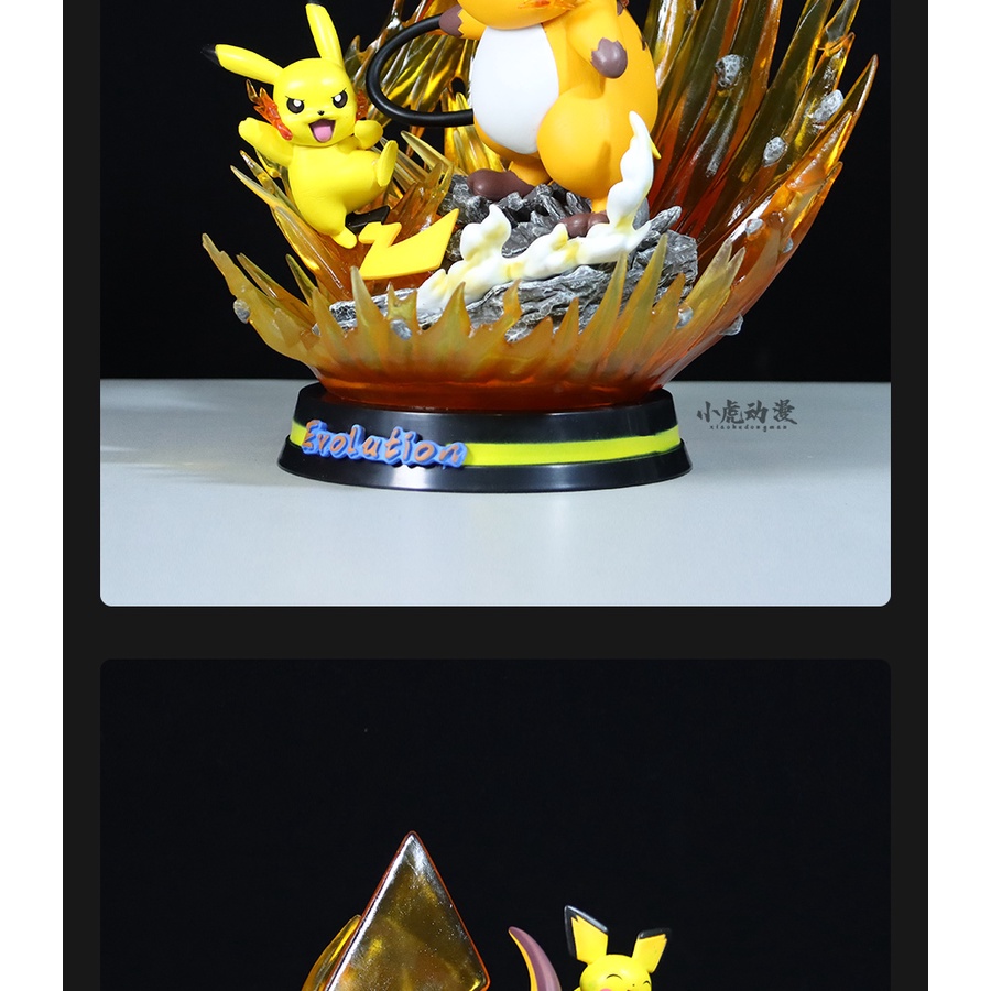 25cm Pokemon Eevee Anime Figure Mewtwo Raichu Charizard Dragonite ...
