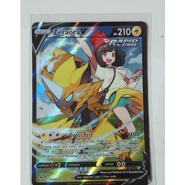 Pokemon zeraora v trainer gallery silver tempest card | Shopee Singapore