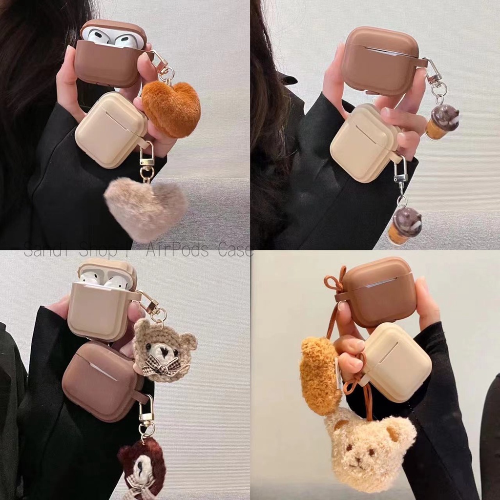 Simply Brown Wave Apple Airpods Gen 2 Silicone Case inPods 12 Case ...