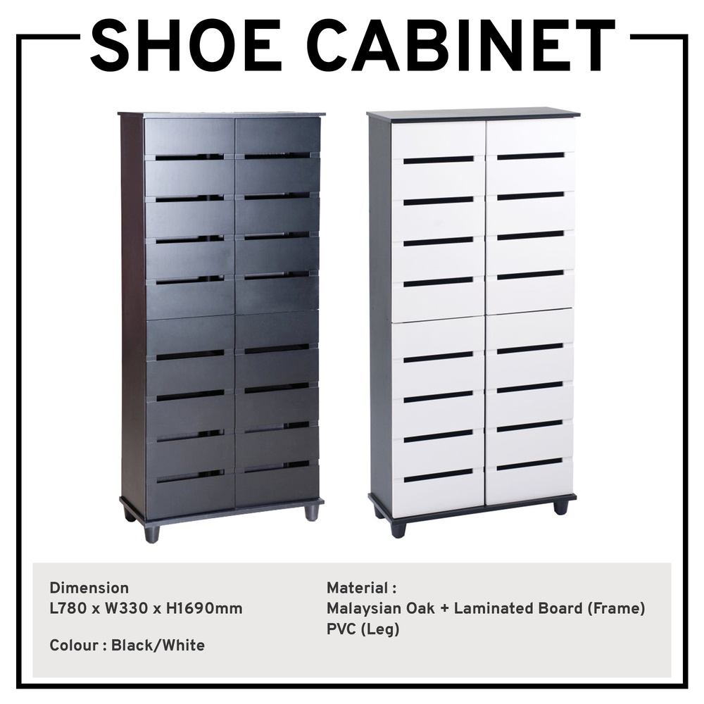 4 Door Tall Shoe Cabinet Shoe Rack Shoe Storage Cabinet High Cabinet ...