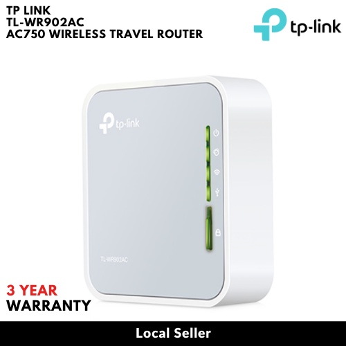Tp Link TL-WR902AC AC750 Wireless Travel Router (3 Years Local Tp link ...