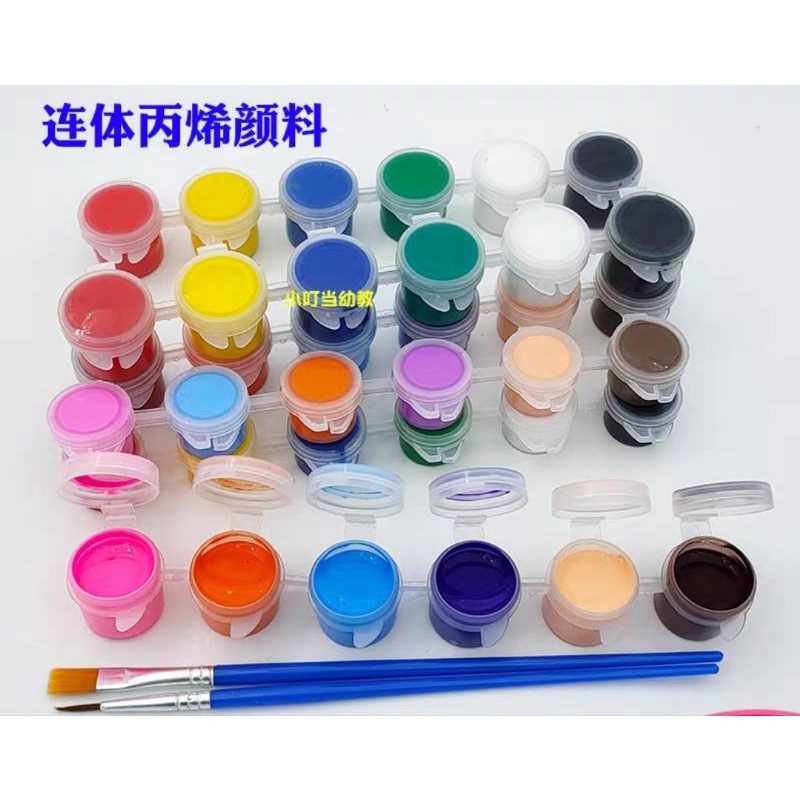 [Cheapest SG Ready Stock] 12 Colours Acrylic Paint Set 3ML | Art and ...
