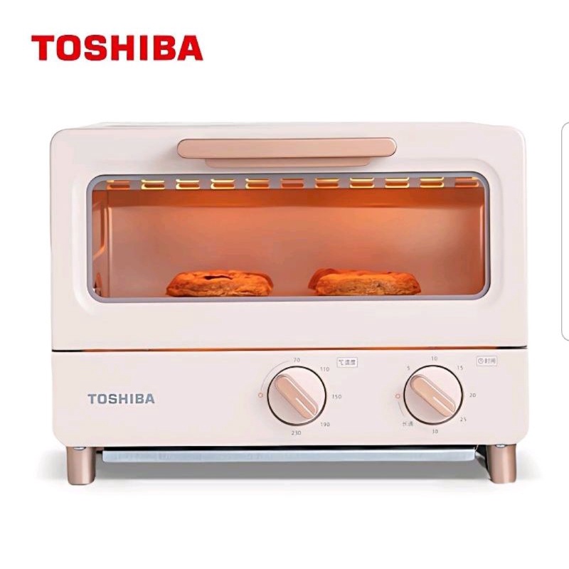 Toshiba 8L Mini Toaster Oven ET-TD7080(PN) | Shopee Singapore