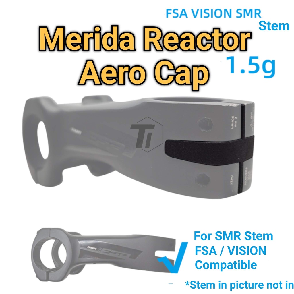 Merida Reactor Stem Aero Cover | FSA VISION SMR Stem Aero Cap | Shopee Singapore
