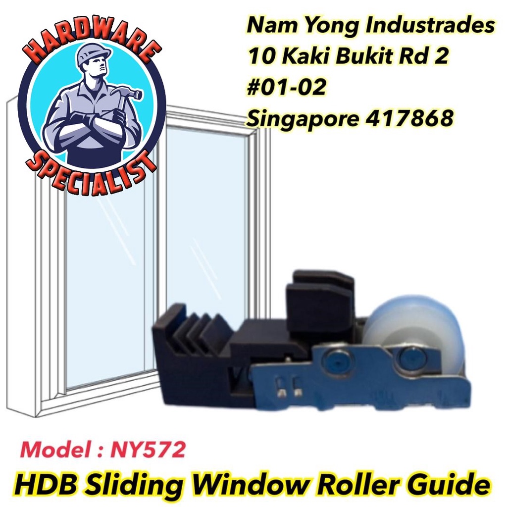 Hardware Specialist HDB Sliding Window Roller Guide NY572 | Shopee ...