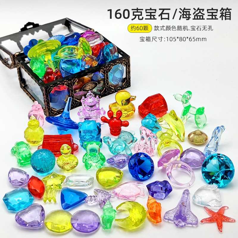 [Promotion] Princess Gem Toy Diamond Children Girl Acrylic Plastic ...