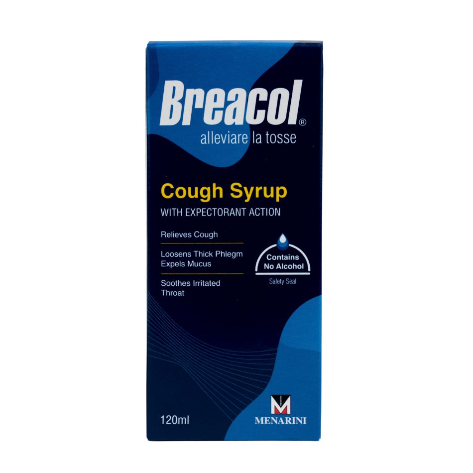 Breacol Cough Syrup with Expectorant Action 120ml | Shopee Singapore