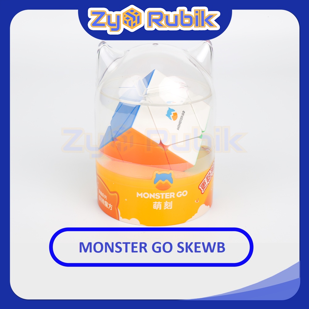 Rubik Gan Monster Go Skewb - Borderless Stickerless Cubes - Zyo Rubik ...