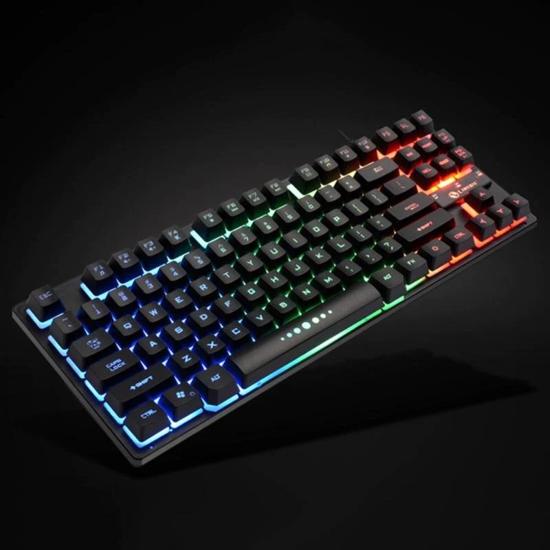 [SG Seller Ready Stock] Gaming Keyboard 87-key Keyboard RGB Color ...