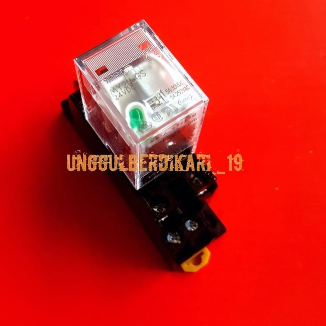 1set MY2N-GS DC 24DC 24VDC 24VDC 24VDC 24VDC Omron Relay Socket ...