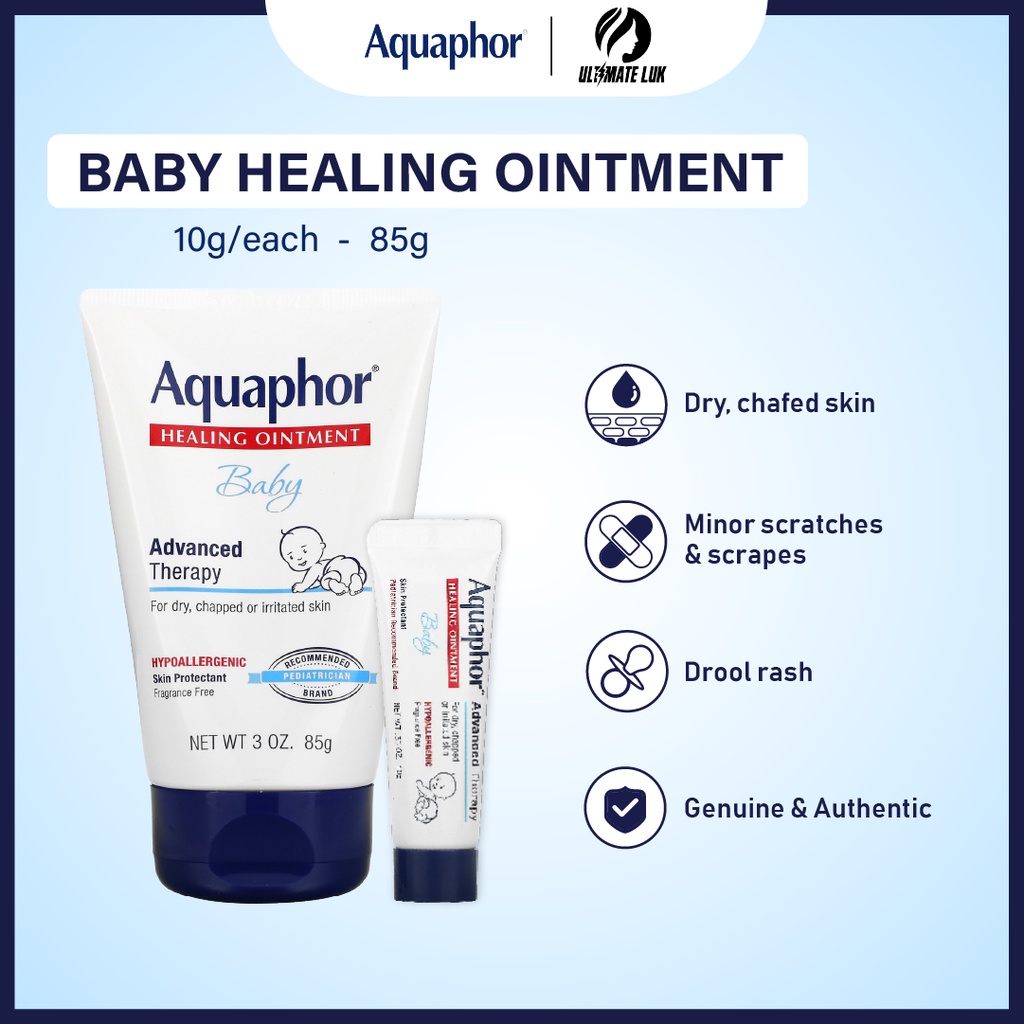 Aquaphor, Baby Healing Ointment, Advanced Therapy, For Dry Skin ...