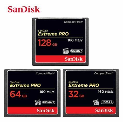 SanDisk Extreme Pro Compact Flash Memory Card 32GB/64GB/128GB/256GB ...