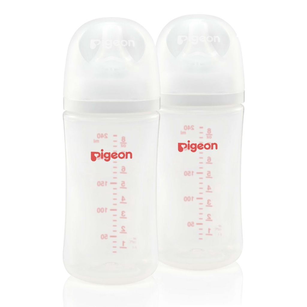 Pigeon Softouch 3 Nursing Bottle PP 240ml (Twin Pack) | Shopee Singapore