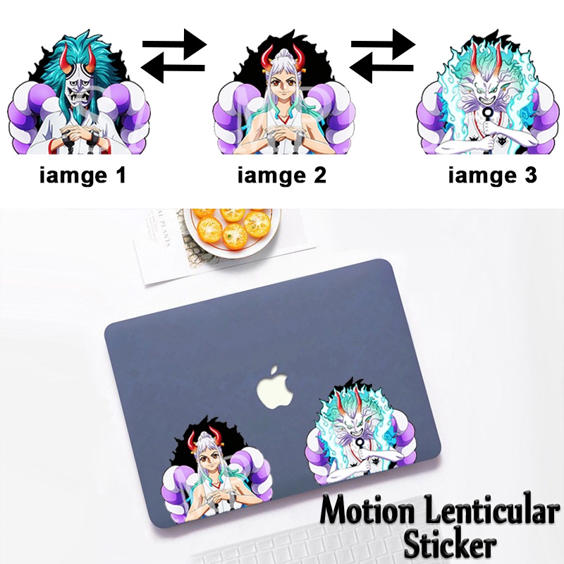 ONE PIECE Yamato Motion Sticker Anime Peeker Sticker Waterproof Decals ...