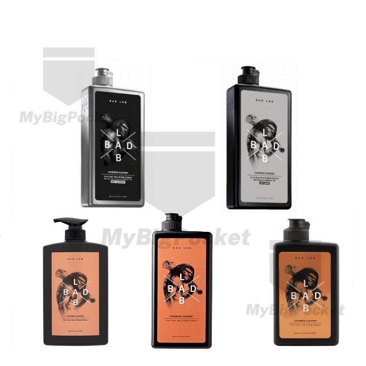 Bad Lab 3-In-1 Hair, Face, Body Cleaner - Anti Aging, Body Sculpting, Refresh Body 400ml/800ml ...