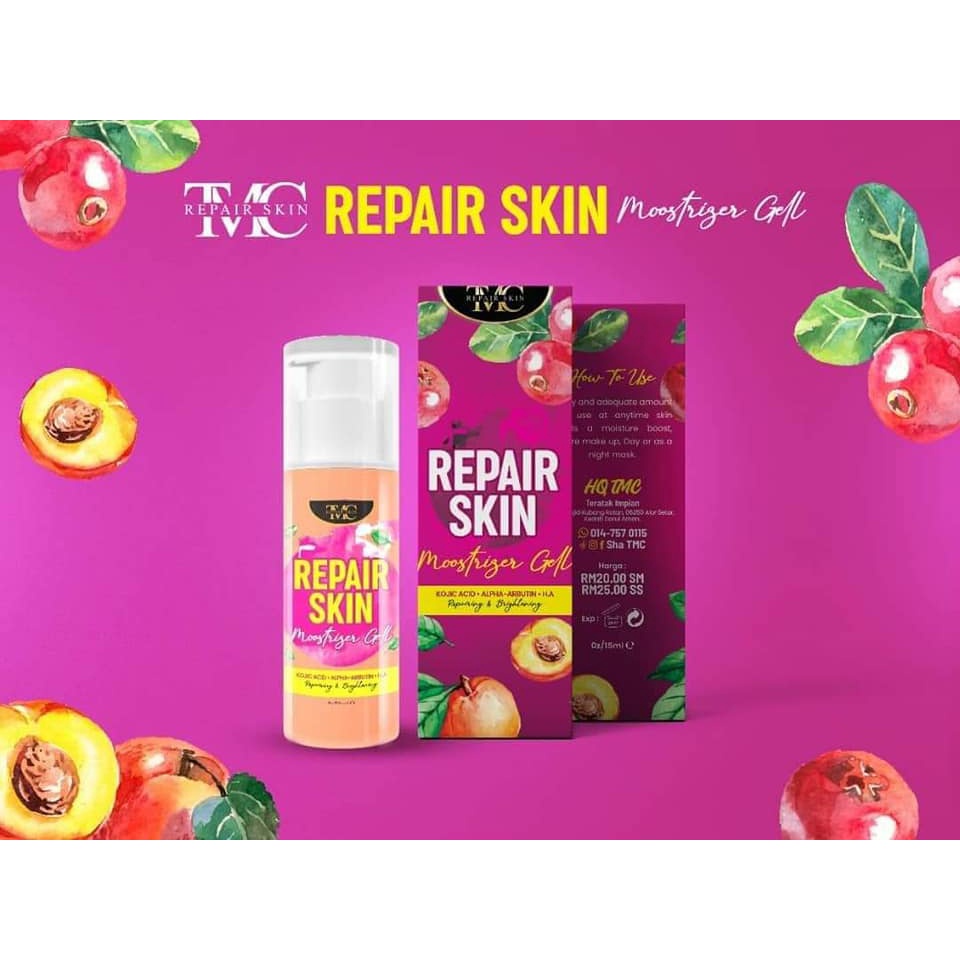 TMC REPAIR SKIN MOISTURIZER GELL 15ML REPAIRING & BRIGHTENING HQ ...