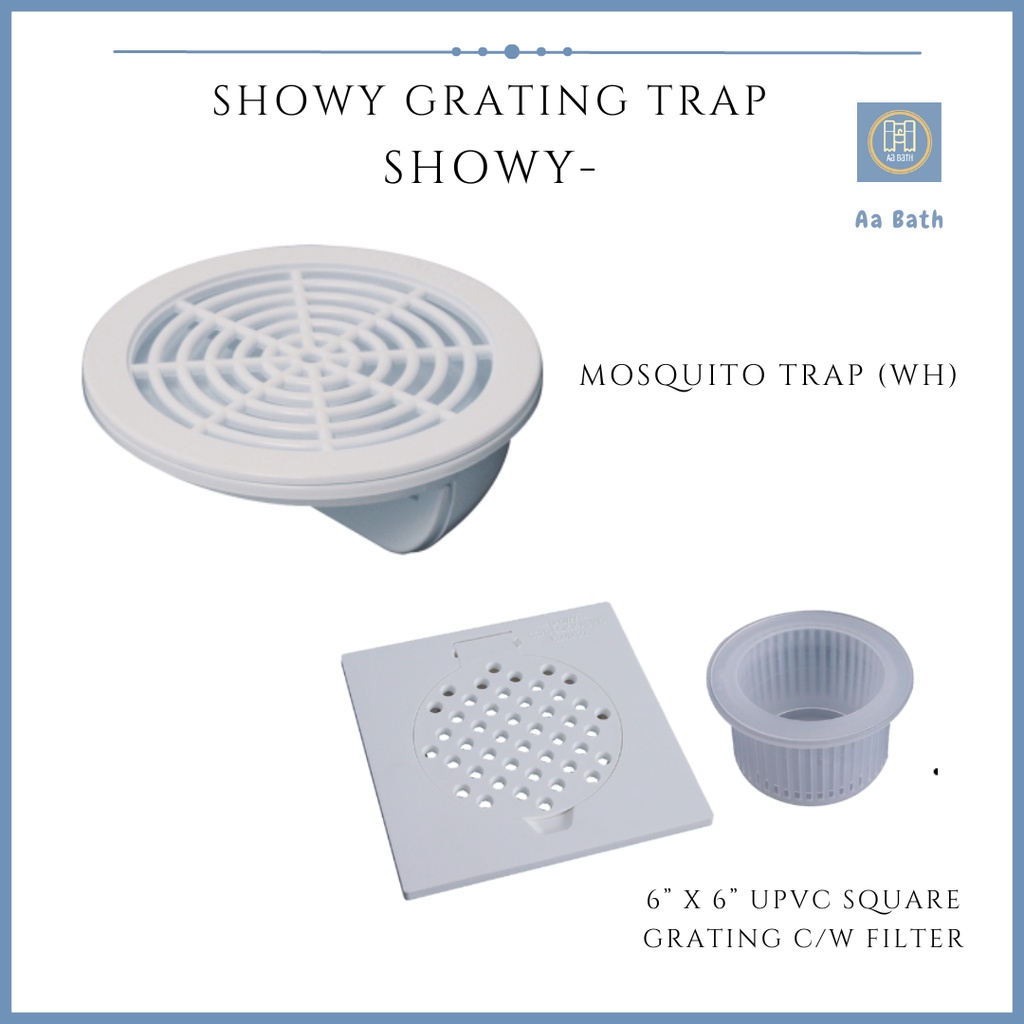 [SG Seller] Showy Floor Trap Grating Anti-Mosquito, Anti-Insect, Anti ...