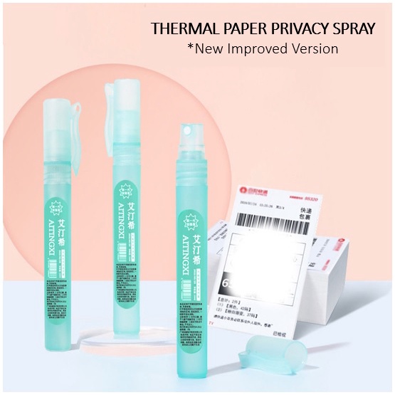 [SG Stocks] 10ml Thermal Paper Data Removal Spray (Fast & Efficient ...