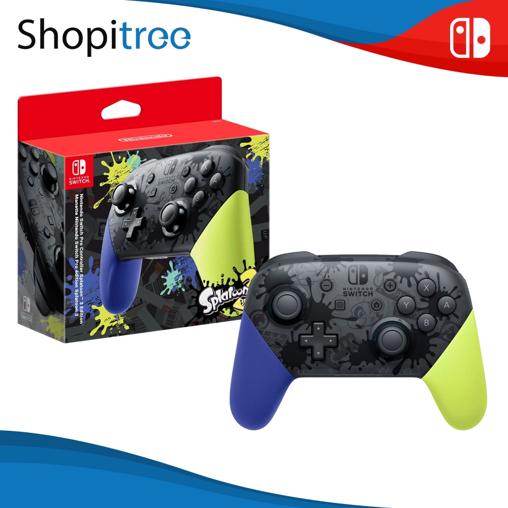 Nintendo Switch Official Pro Controller [Splatoon 3 Edition] | Shopee ...