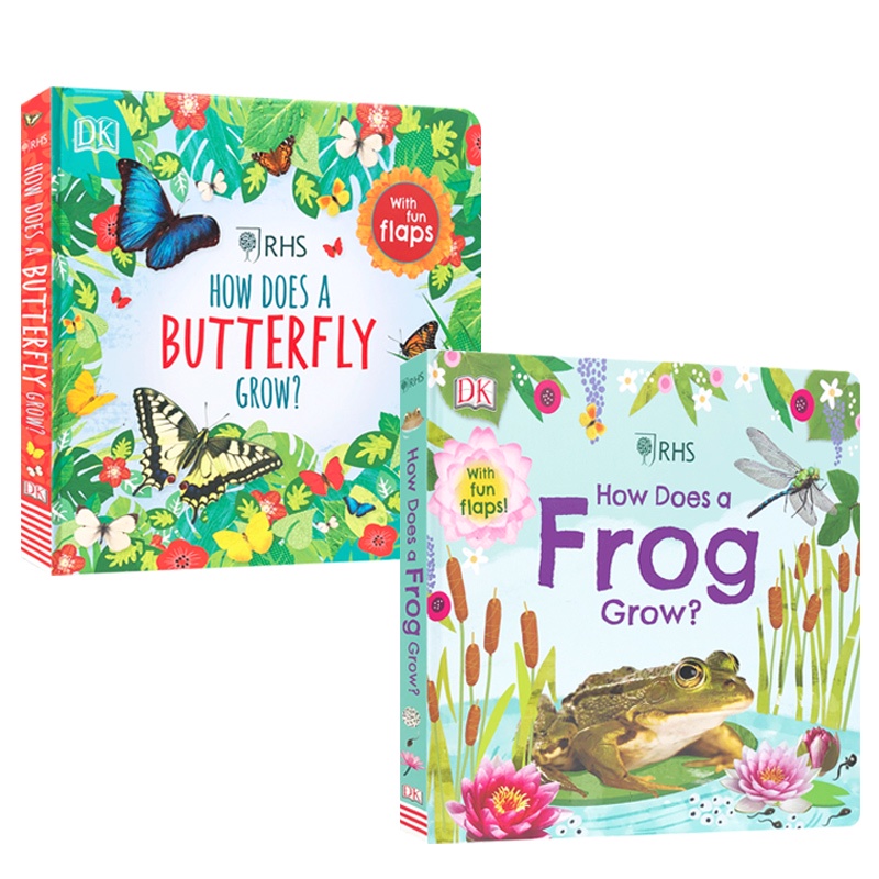 [Ready Stock]Children Books How does a frog grow? lift the flap book ...