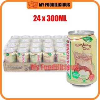 Season Grass Jelly / Water Chestnut 24x300ml Cincau/ Sengkuang Cina ...