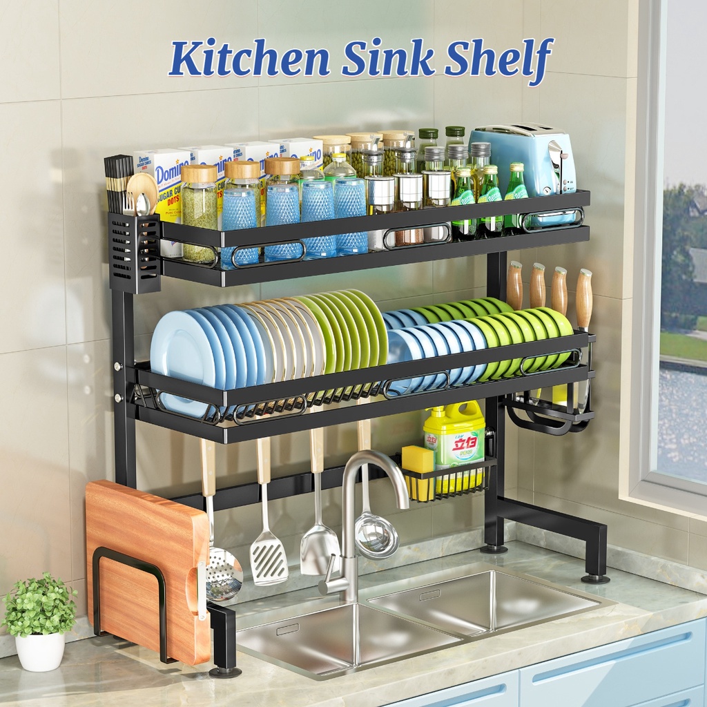 Kitchen Sink Rack Sink Dish Rack Sink Shelf Kitchen Storage Rack ...
