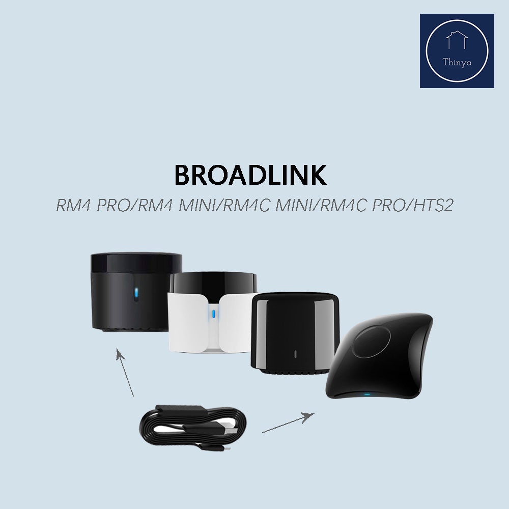 [sg Stock]broadlink Rm4 Mini Rm4 Pro Rm4c Mini Rm4c Pro Hts2 Smart Wifi Universal Remote