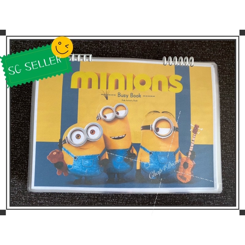 Minions Busy Book | Silent Book | Shopee Singapore