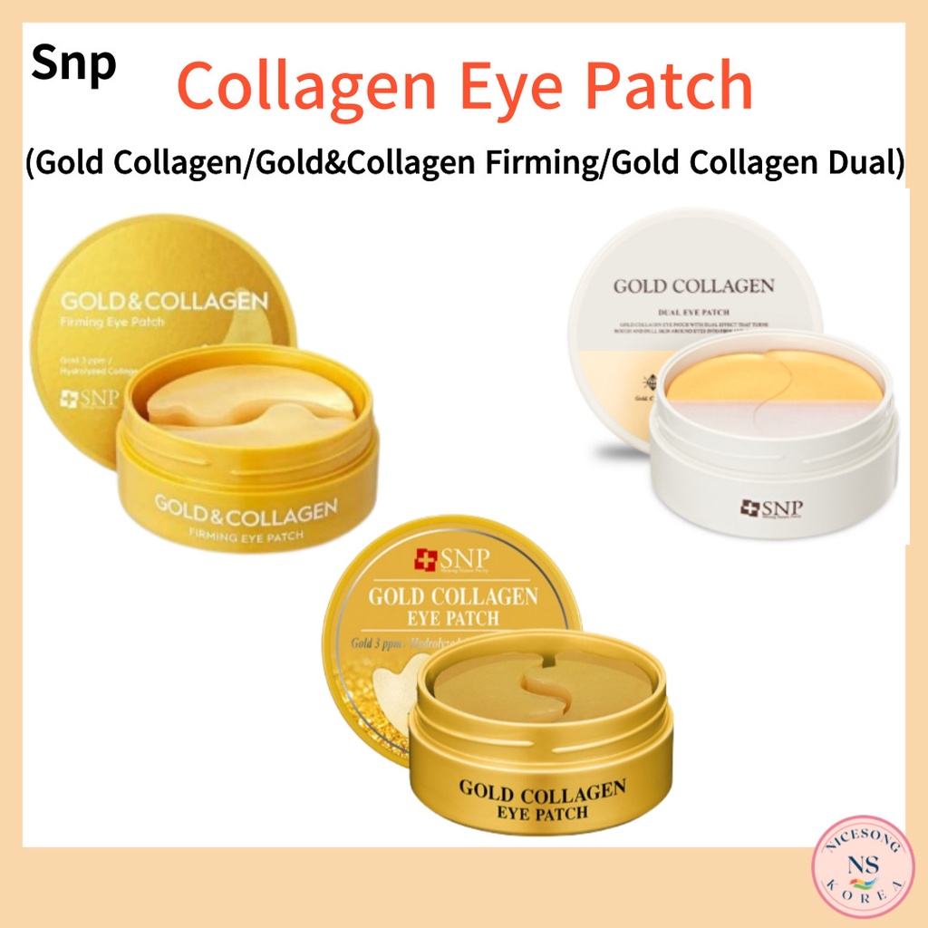 [SNP]SNP Gold&Collagen Eye Patch (60Sheet) Gold Collagen/Gold&Collagen ...