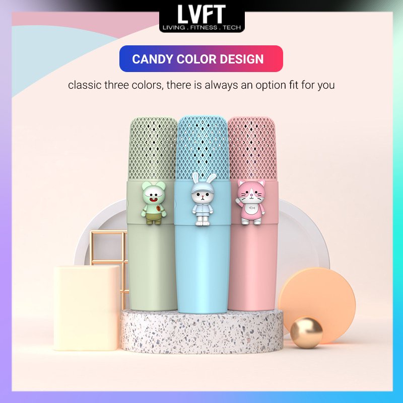 Karaoke Kids Wireless Bluetooth Microphone Speaker Toys Karaoke Kids ...