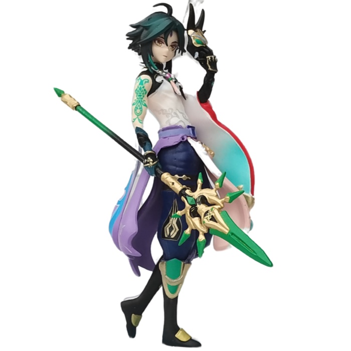 Genshin Impact Xiao Vigilant Yaksha PVC Action Figure Collection Model ...