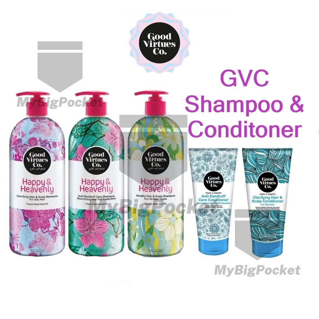 GVC Good Virtues Co. Shampoo 700ml and Conditional 210ml/300ml Assorted & Advance Treatment for ...