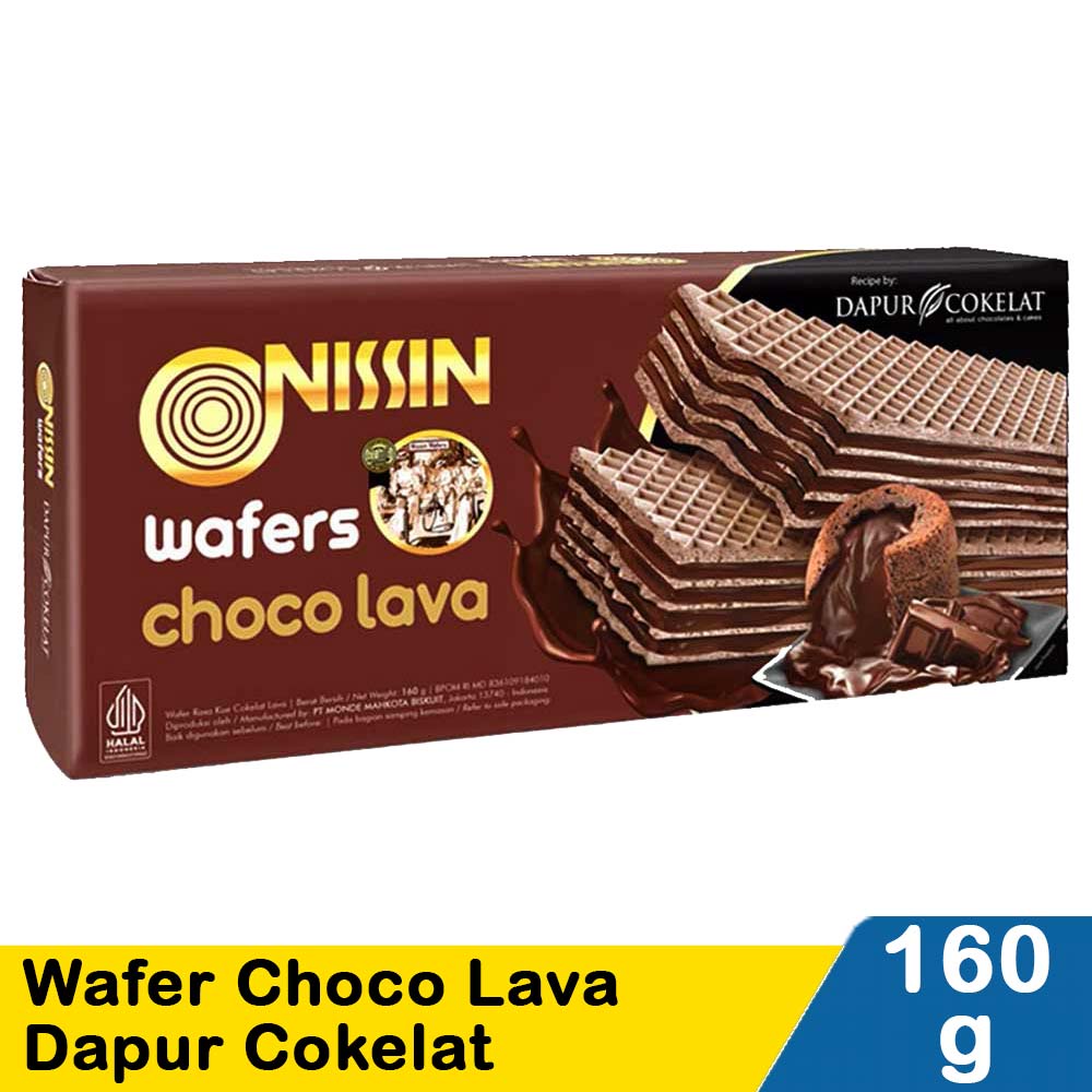 Nissin Wafers Choco Lava 160gr | Shopee Singapore