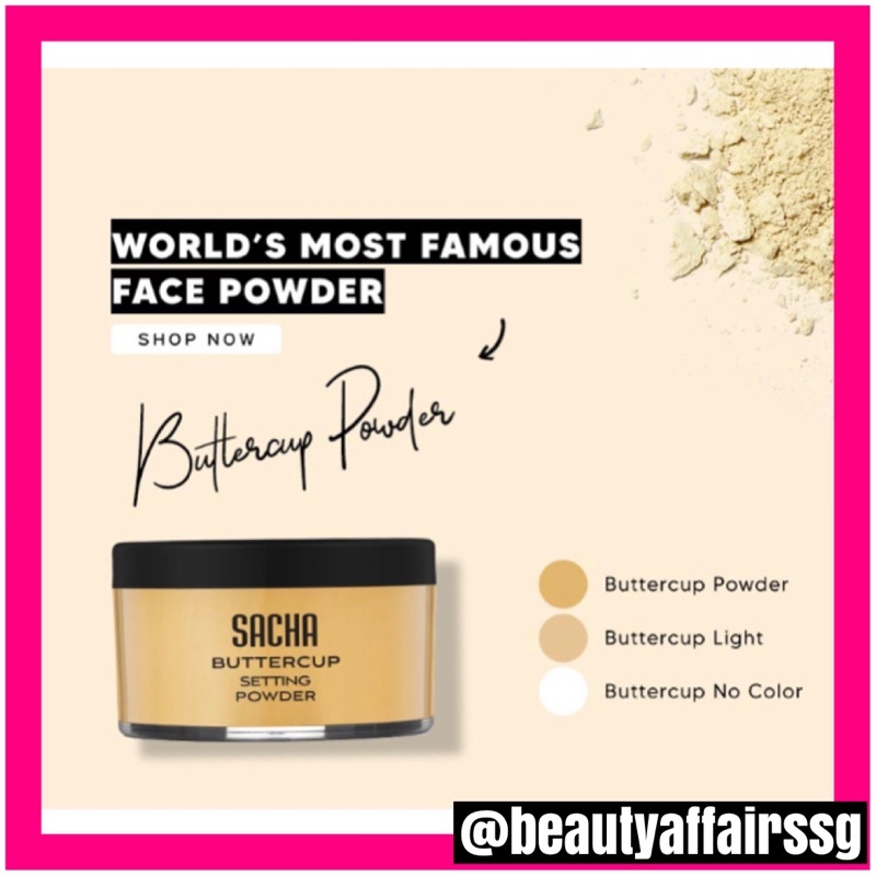 ⚜️ Sacha Cosmetics ⚜️ Buttercup Setting Powder | Shopee Singapore