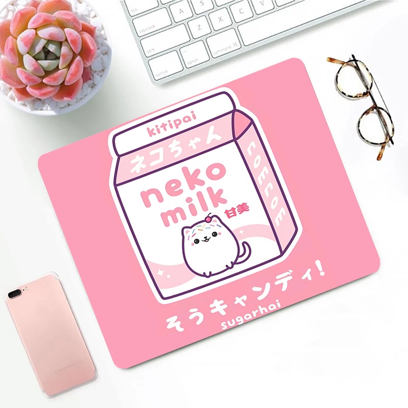 Milk Small Mouse Pad Anime Pc Accessories Mousepad Gamer Deskmat Bureau ...