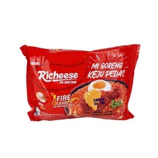 Richeese mi Instant FIRE LEVEL 3 - Spicy Cheese Fried Noodles - indomie ...