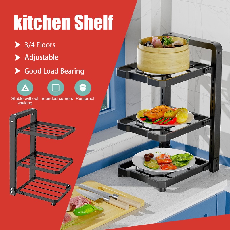 SG Adjustable Pot Rack Under Sink Organiser Pot Organiser Under Sink ...