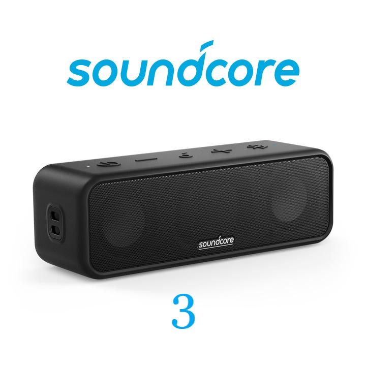 Soundcore 3 Bluetooth Speaker with Stereo, Pure Titanium Drivers ...