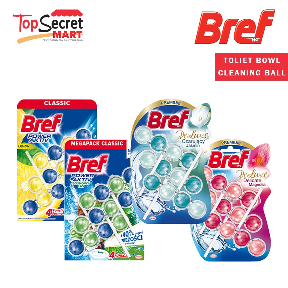 Bref Power Active 3x50g Toliet Bowl Cleaning Ball - Lemon / Pine Forest ...