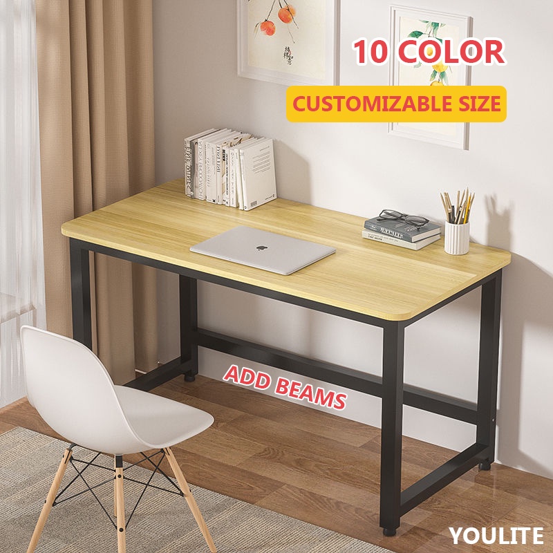YOULITE Computer Table Study Desk Notebook Study Table Long Table ...