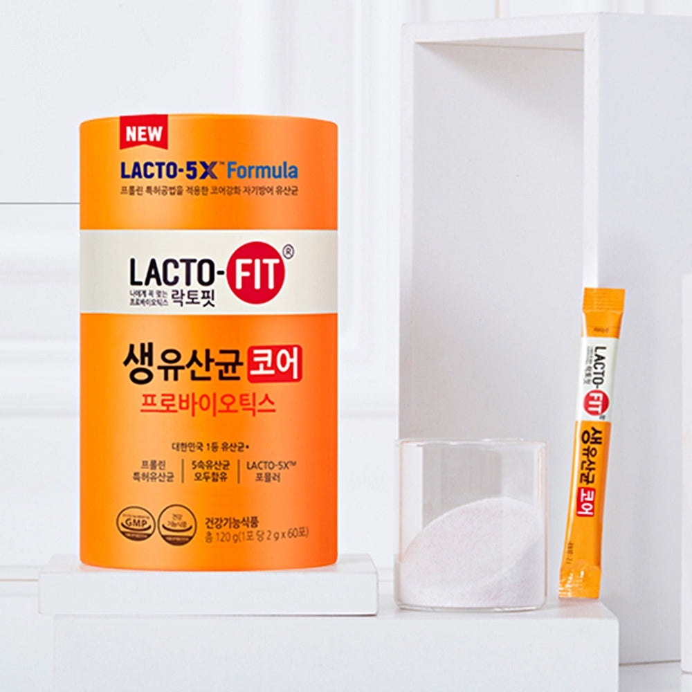 LACTO-FIT Probiotics - Core *New Lacto-5X Formula (2g x 60 Sticks ...