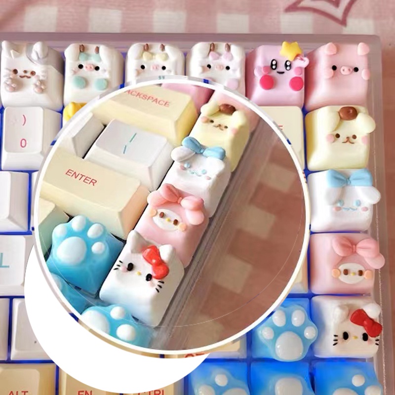 Handmade Keycaps Oem Keycaps Artisan Keycap Cute Keycaps Mechanical ...