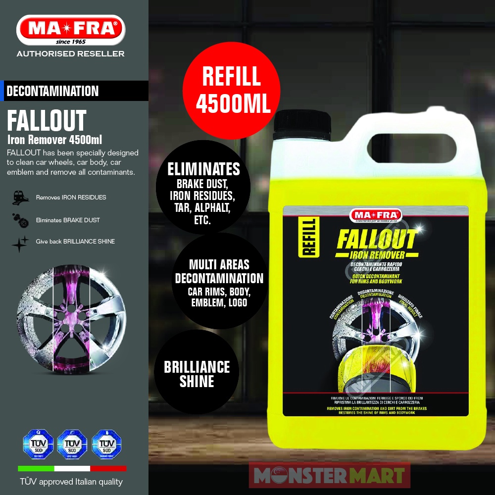 Mafra Fallout Iron Remover Alloy Wheel Body Remover 4.5 litre | Shopee ...