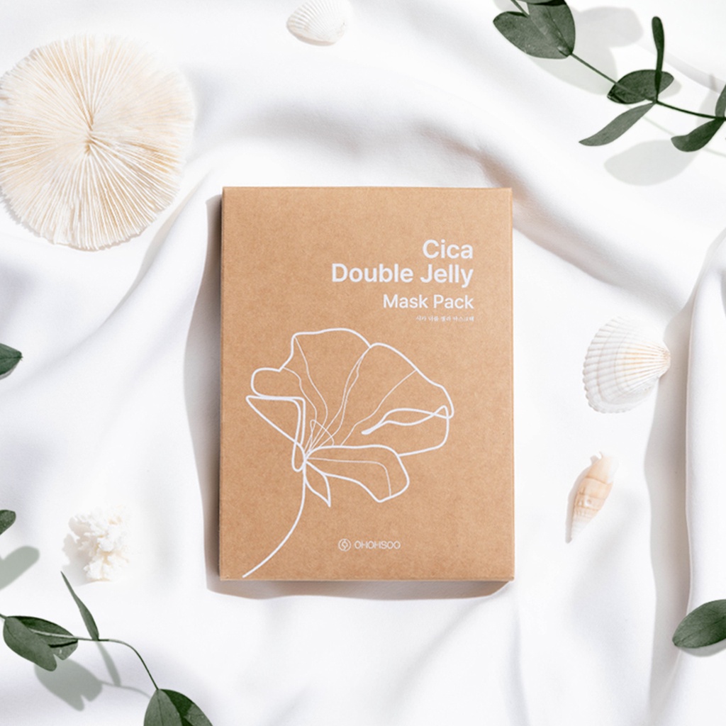 cica double jelly mask pack (5ea 1set) | Shopee Singapore