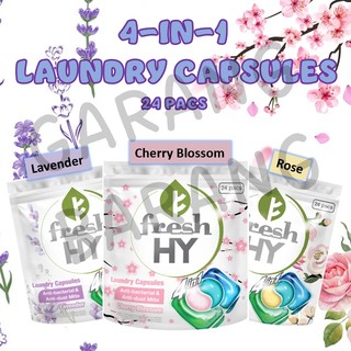 Fresh HY 4in1 Laundry Capsules Refill, 24 pacs | Shopee Singapore