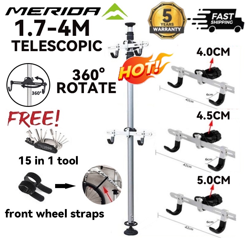 Merida Bicycle Rack / 4M Telescopic Bicycle Rack / Dual Bicycle Tower ...